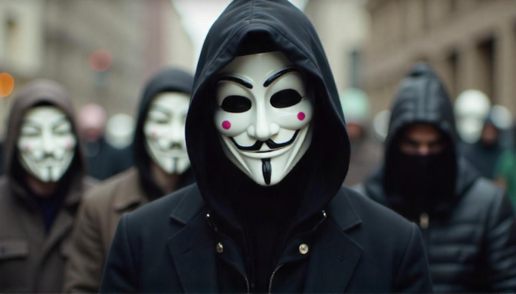 How does Anonymous support human rights?