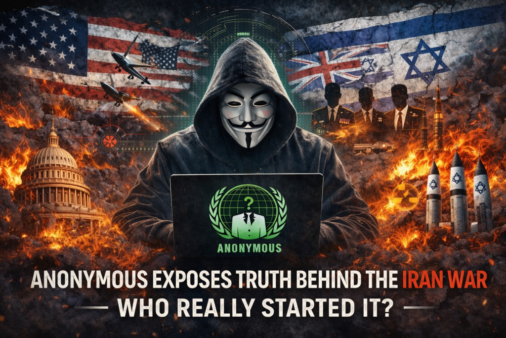 Anonymous Exposes Truth Behind the Iran War: Who Really Started It?